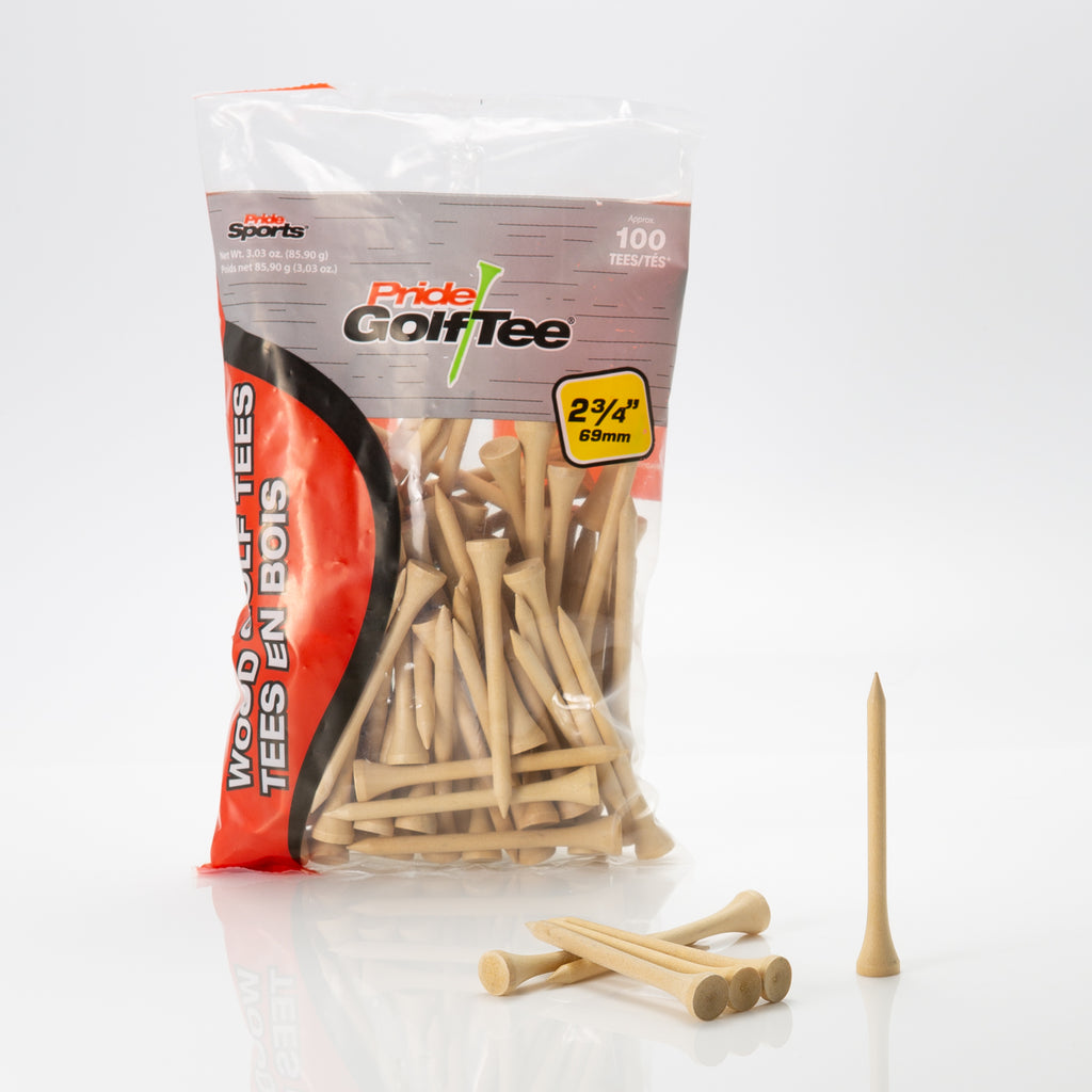Bagged Blank 2 3/4" Wood Golf Tees