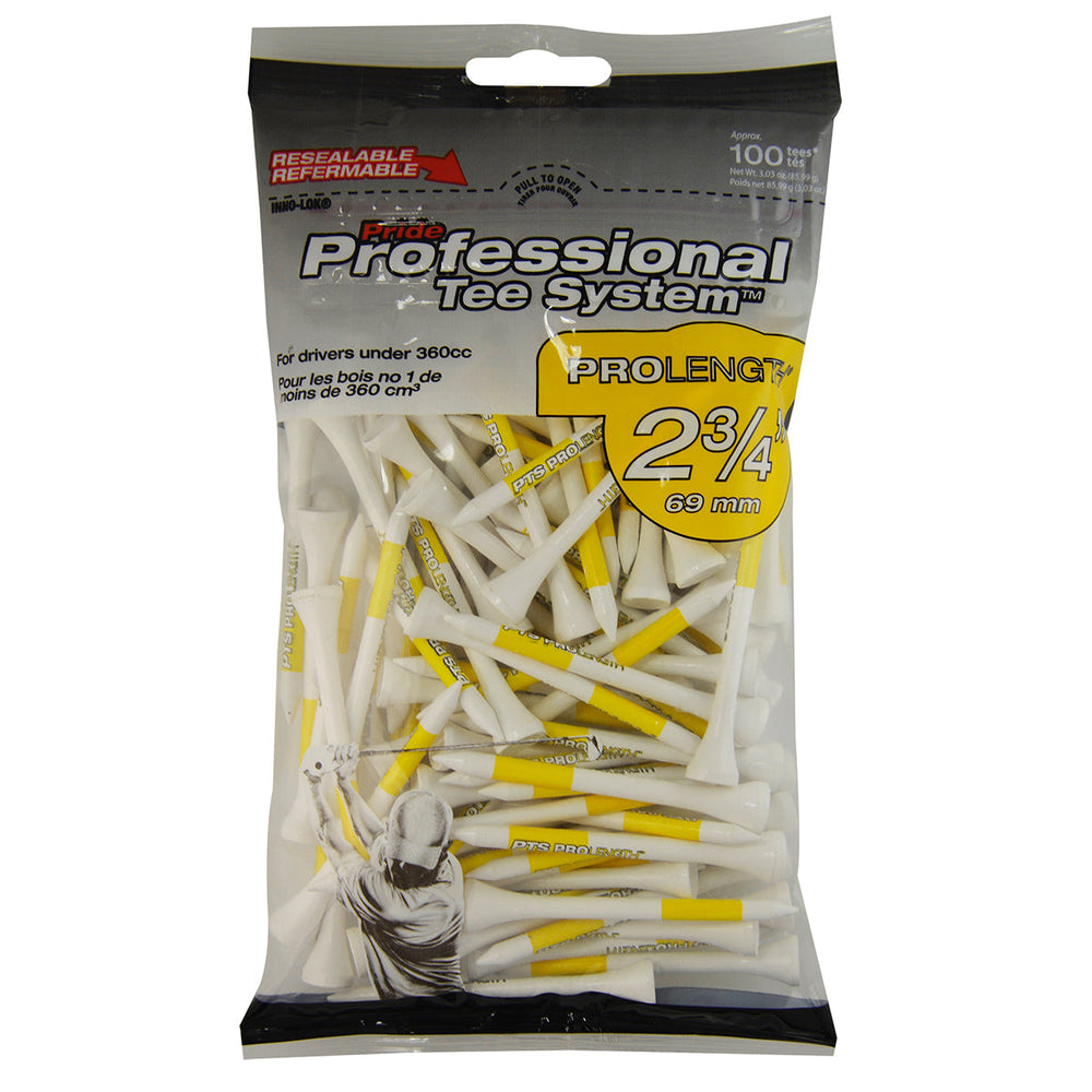 2¾" PTS Wood Golf Tees - White